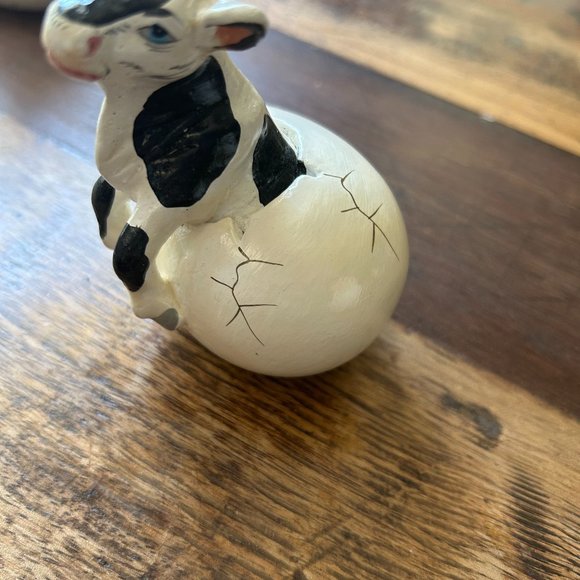 Accents | Cow Hatching From Egg Ceramic | Poshmark